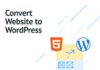 How To Convert Website To WordPress - TemplateMonster Services